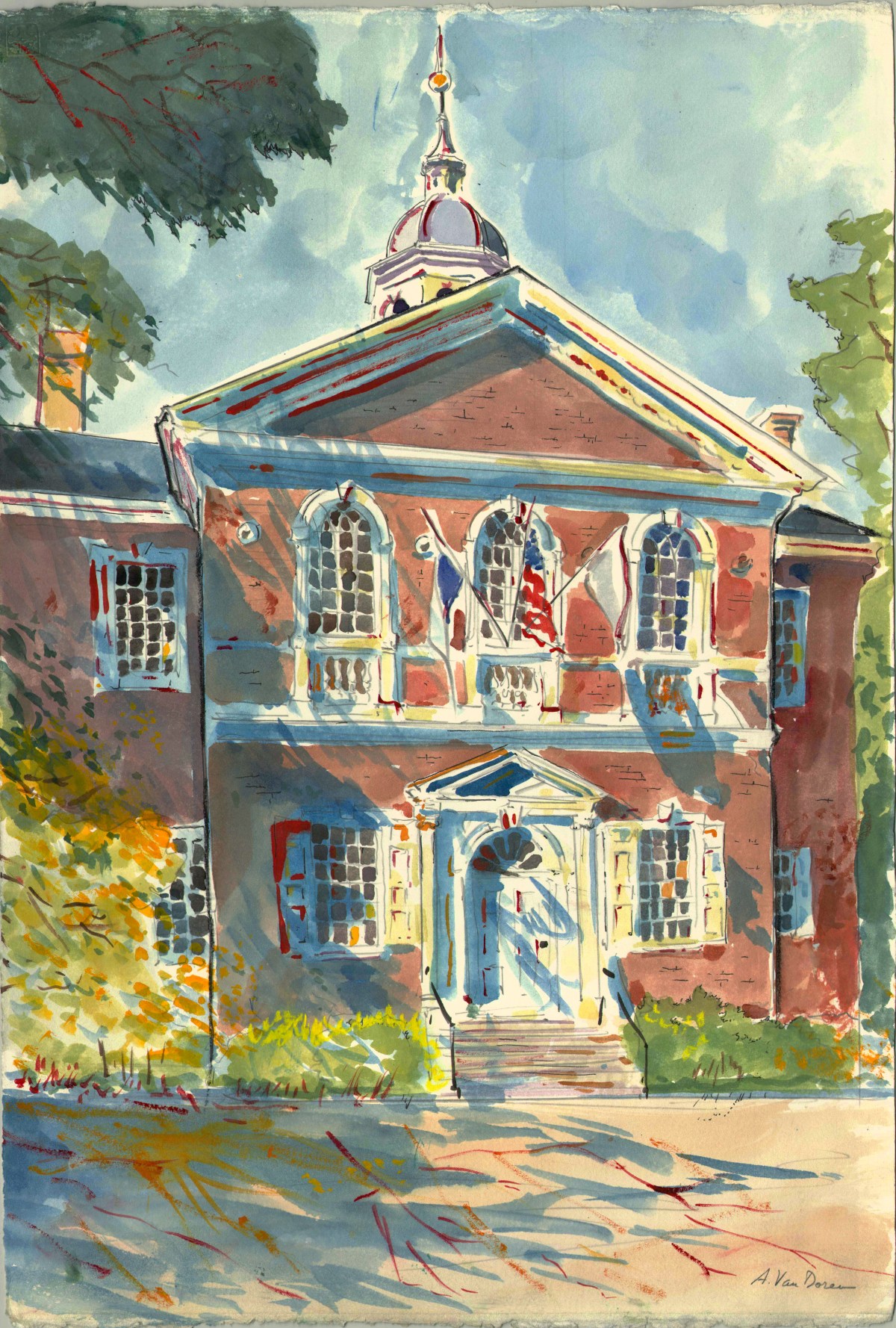 Adam Van Doren_Carpenters’ Hall_2021 – IFPDA