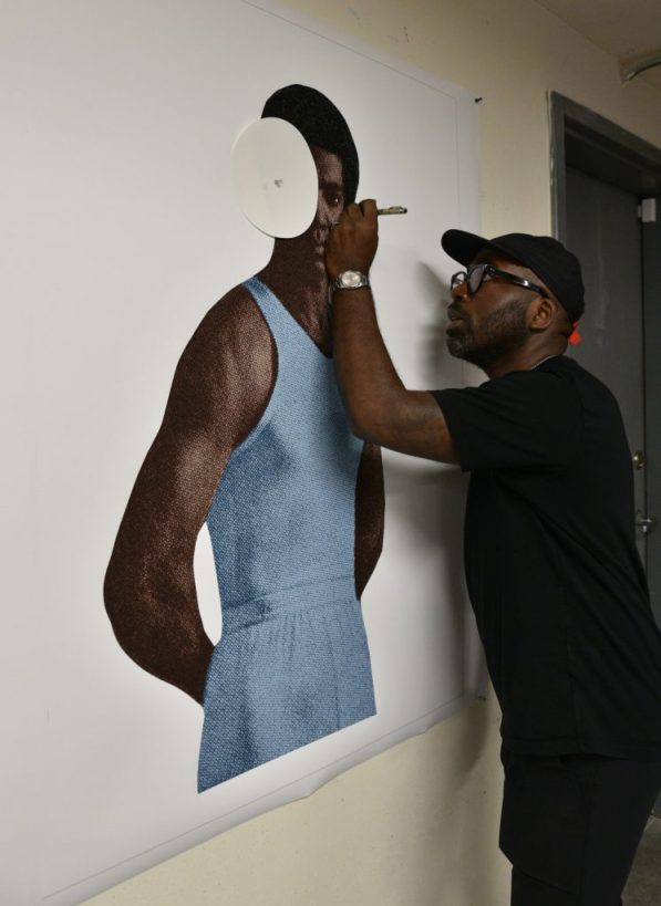 IFPDA Print Fair | Art Star Derrick Adams on the Wall of Photos and ...